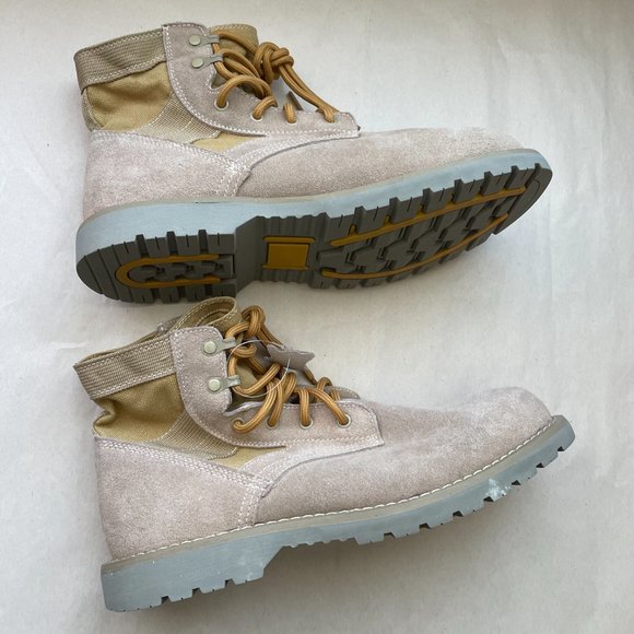 Parrazzo | Shoes | Nwob Parrazzo Mens Tan Suede Desert Combat Boots ...